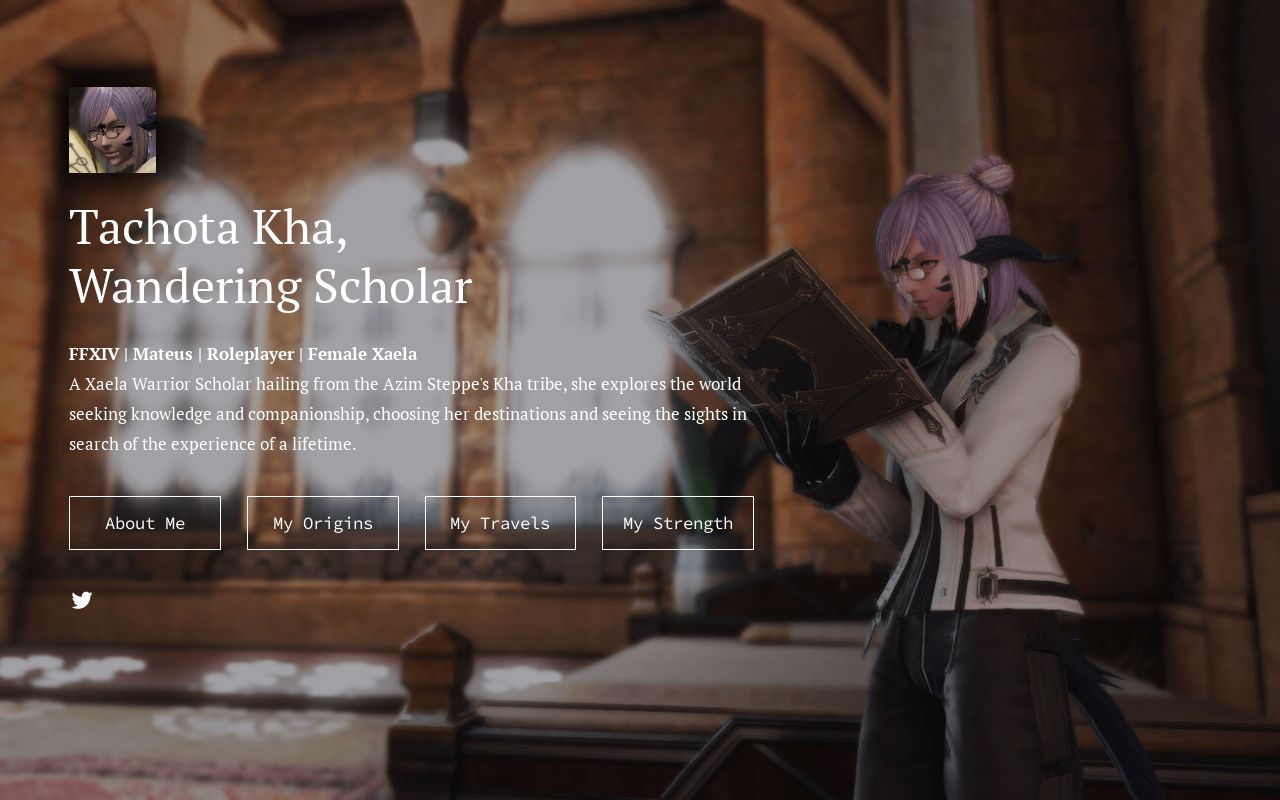 Tachota Kha, Wandering Scholar